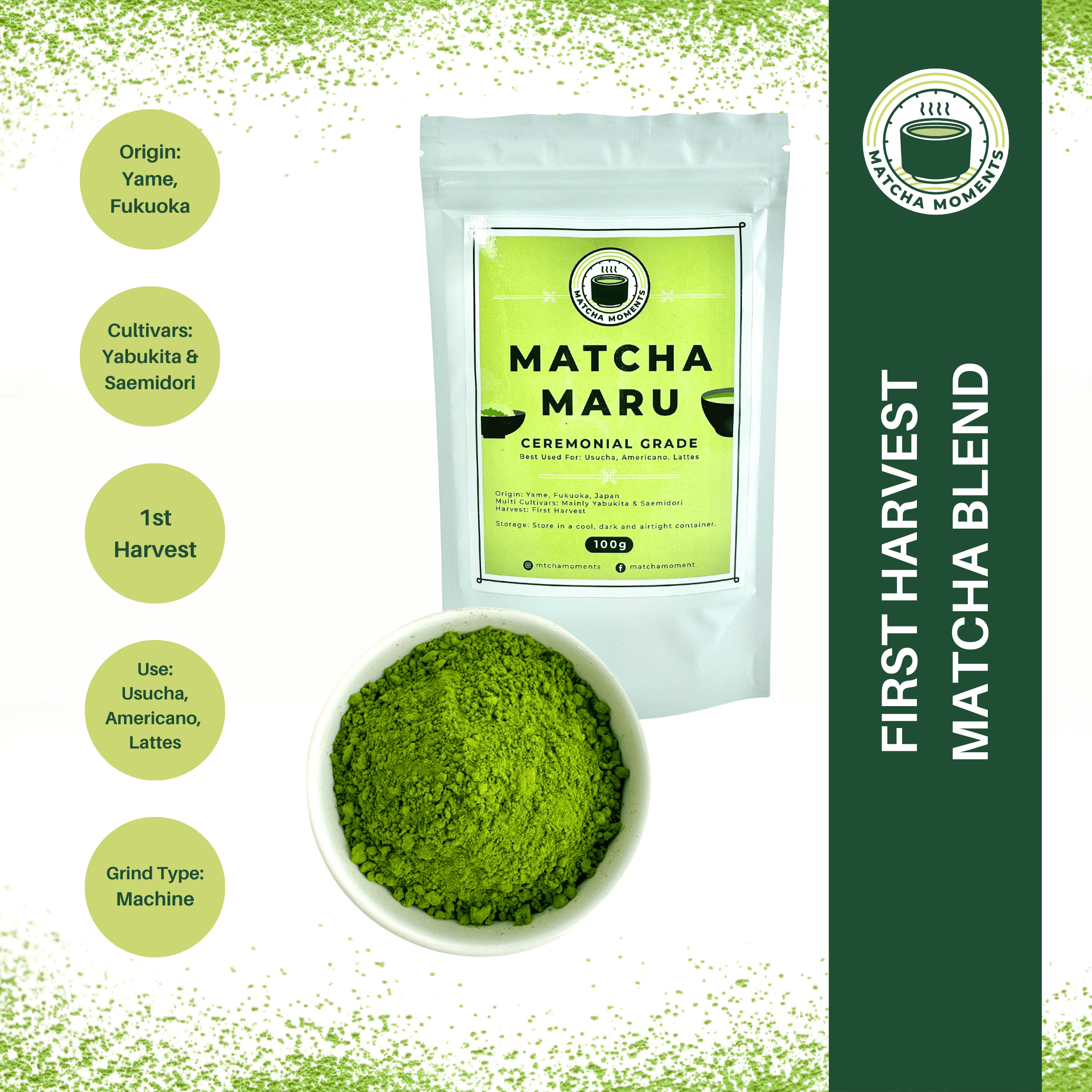 Matcha Maru - First Harvest Matcha Blend – Matcha Moments